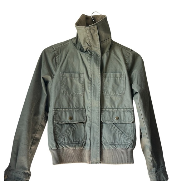 J. Crew | Jackets & Coats | J Crew Olive Utility Jacket | Poshmark